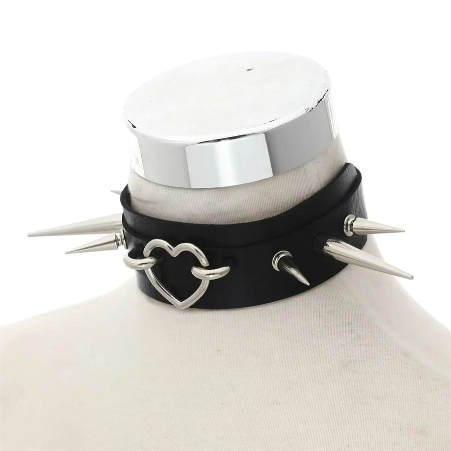 Extreme Spiked Collar Choker Gothic | Arcane Trail