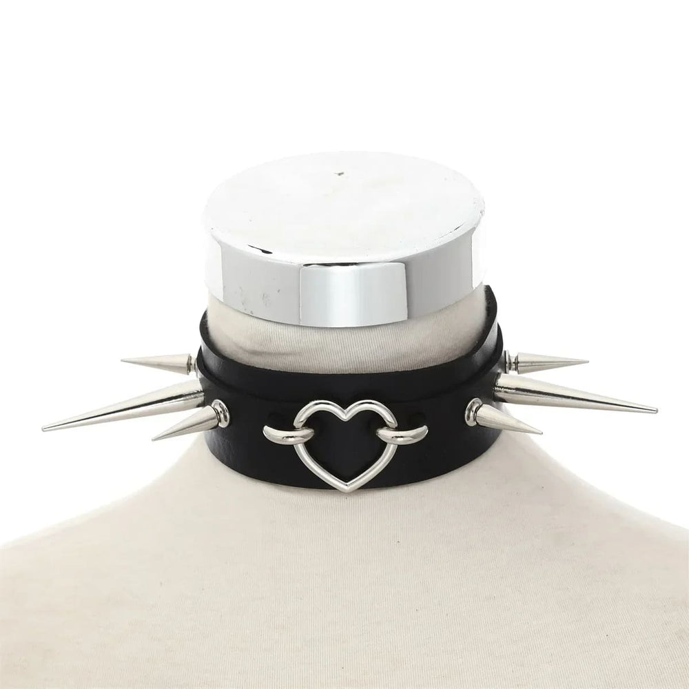 Extreme Spiked Collar Choker Gothic | Arcane Trail
