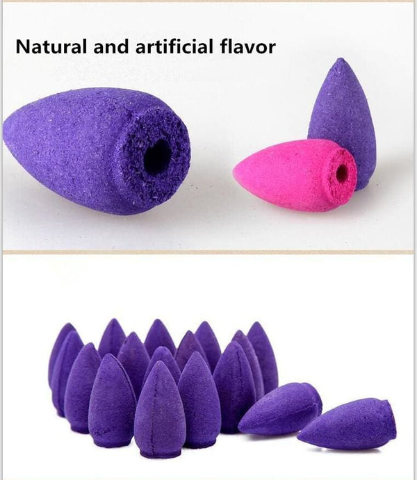Backflow Incense Cones Bulk Lot All Colors Scents Burner Arcane Trail