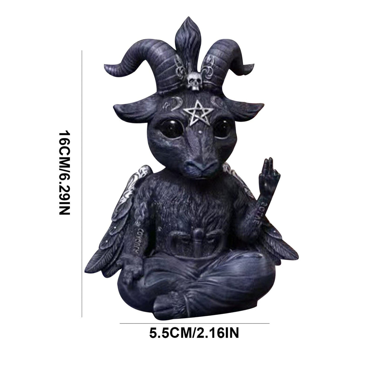 Baphomet Ornate Alter Statue Figurine Devil Ram | Arcane Trail
