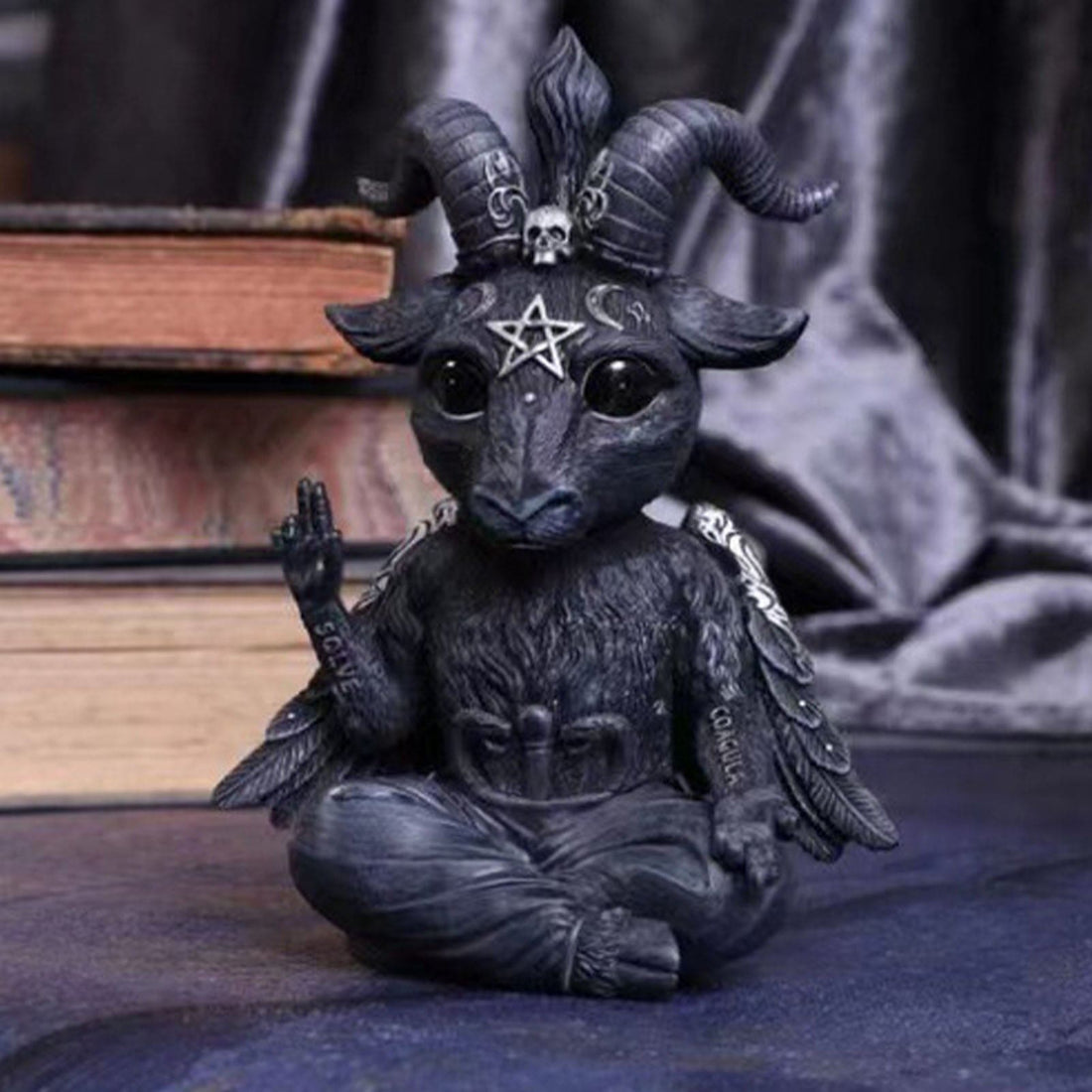Baphomet Ornate Alter Statue Figurine Devil Ram | Arcane Trail