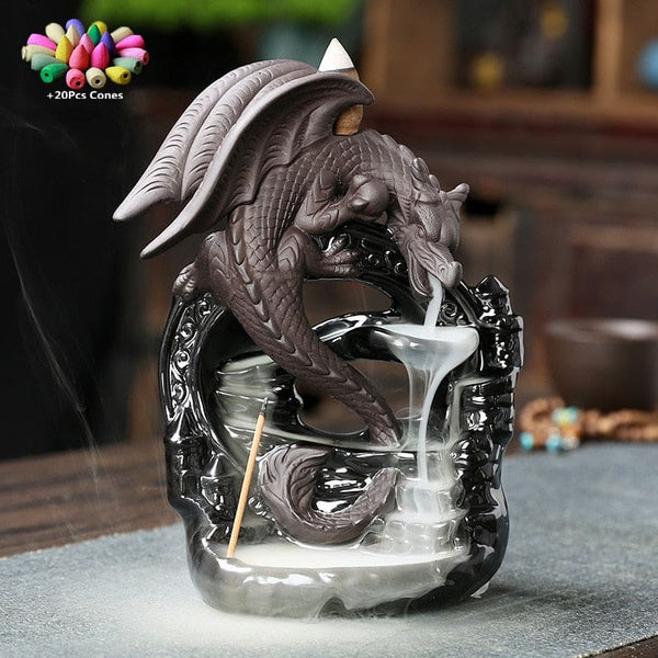Dragon's Breath Backflow Incense Burner