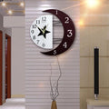 Lunar Moon Wall Clock Modern Futuristic Pagan Witch | Arcane Trail