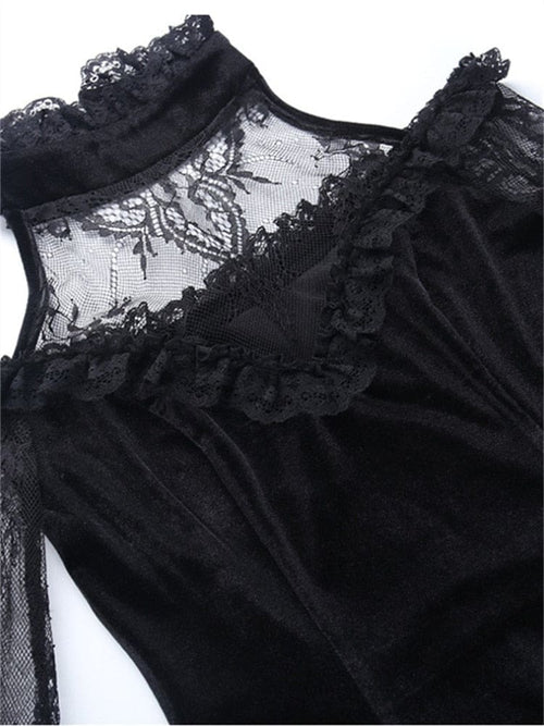 Midnight Bride Dress Gothic Dark Alternative Fashion Arcane Trail