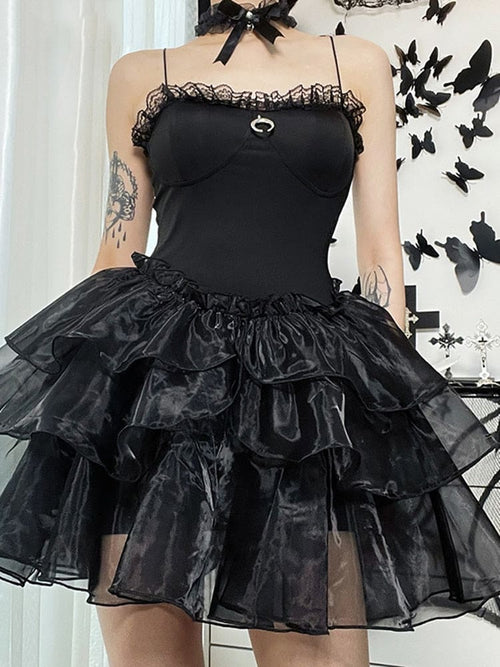 Moon Princess Dress Black Goth Occult Witchy | Arcane Trail