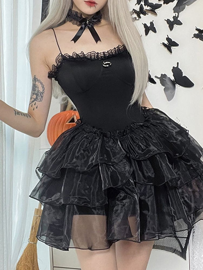 Moon Princess Dress Black Goth Occult Witchy | Arcane Trail