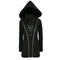 Black Goth Occult Mystic Hoodie Double Zipper Sweater Dark Fashion