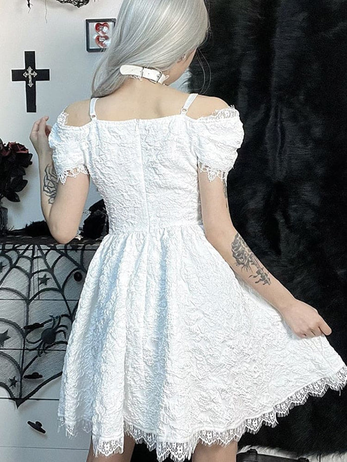Spider Bride Dress Goth Dark Fashion Pagan Occult Arcane Trail