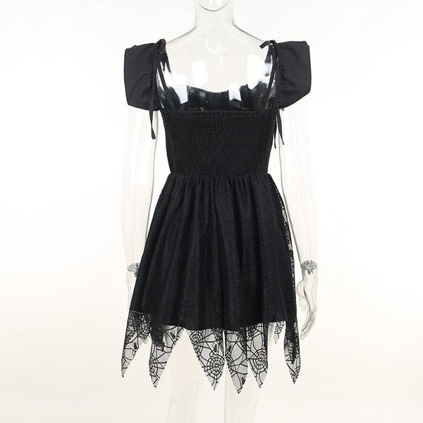 Spider Web Princess Dress Goth Occult Pagan | Arcane Trail