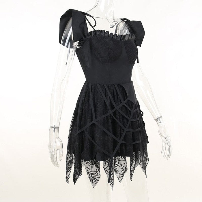 Spider Web Princess Dress Goth Occult Pagan | Arcane Trail