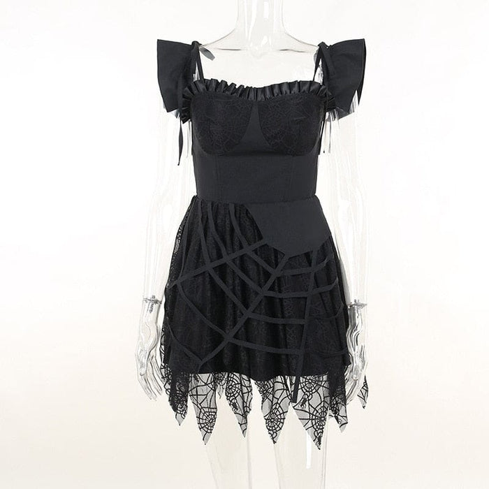 Spider Web Princess Dress Goth Occult Pagan | Arcane Trail