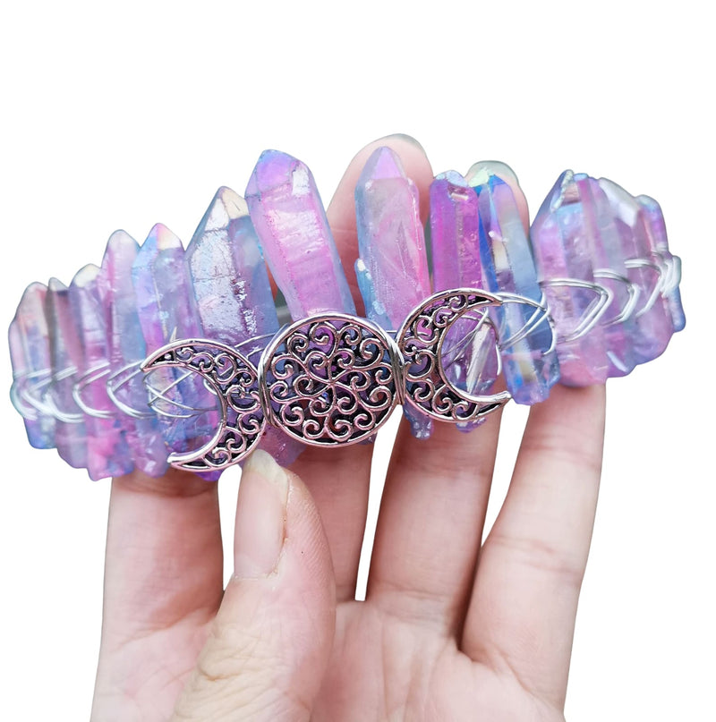 Triple Moon Goddess Crown