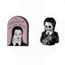 Wednesday Addams Family Enamel Pins Brooch Lapel Goth | Arcane Trail